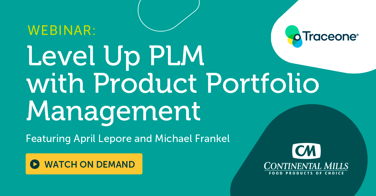 Webinar: Continental Mills and Product Portfolio Management | Trace One